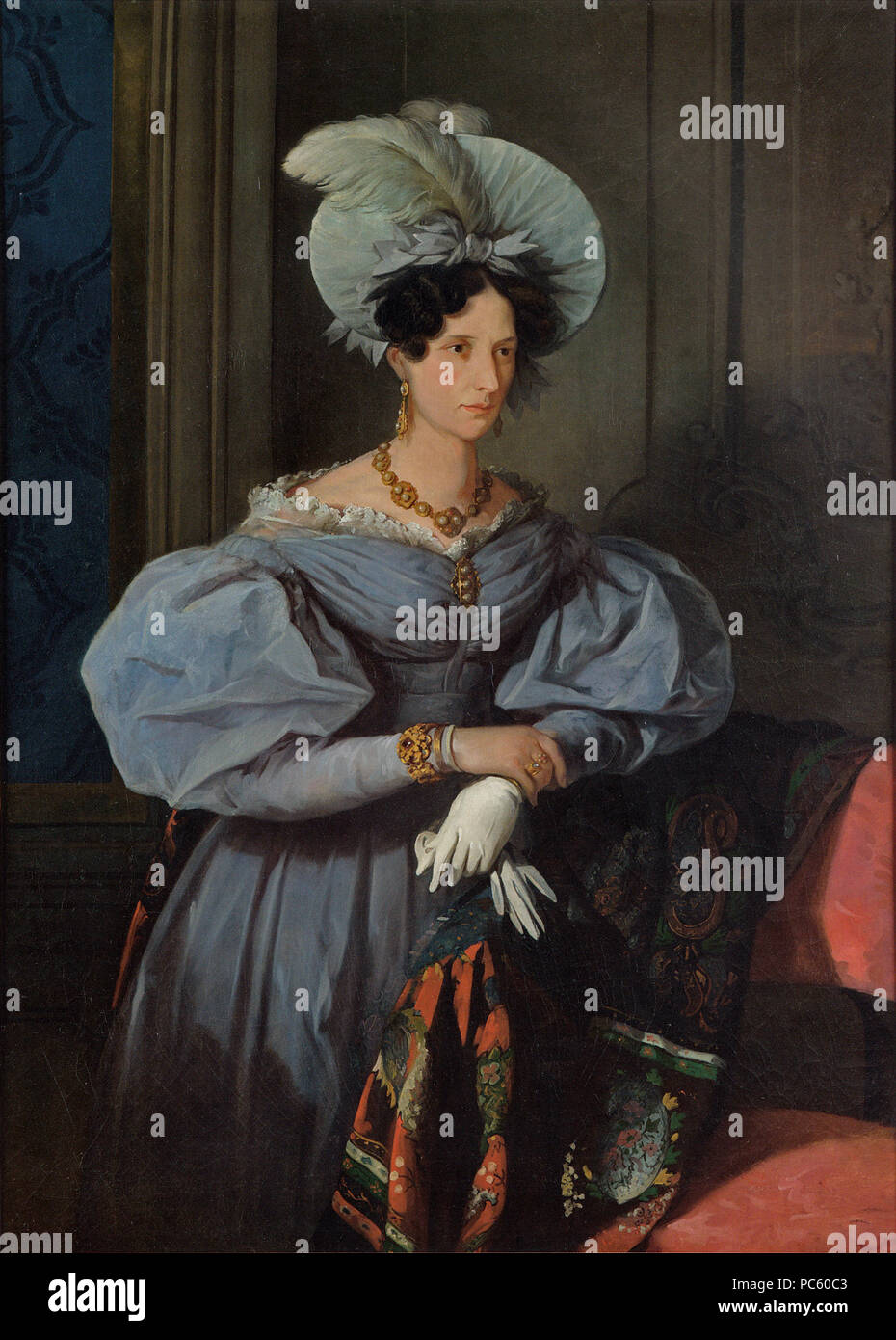 21 Danhauser–Anna von Hell, 1833 Stock Photo - Alamy