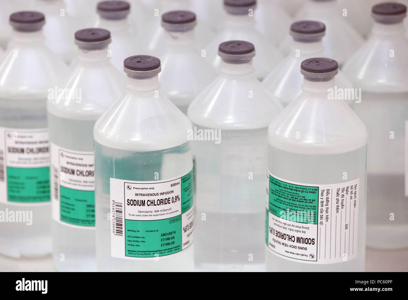 Intensive care unit. Intravenous infusion. Sodium Chloride. | usage ...