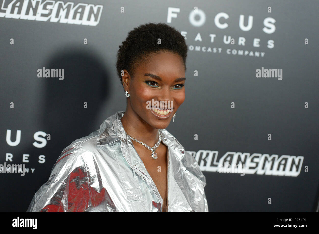 Damaris Lewis attends New York Premiere Of 'BlacKkKlansman' at Brooklyn ...