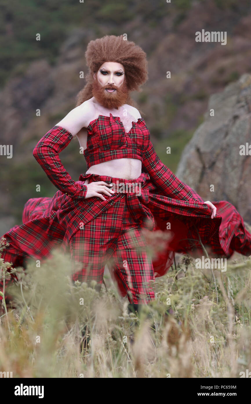 Edinburgh, Scotland. UK. 31 July 2018. Press call Gingzilla as a part ...