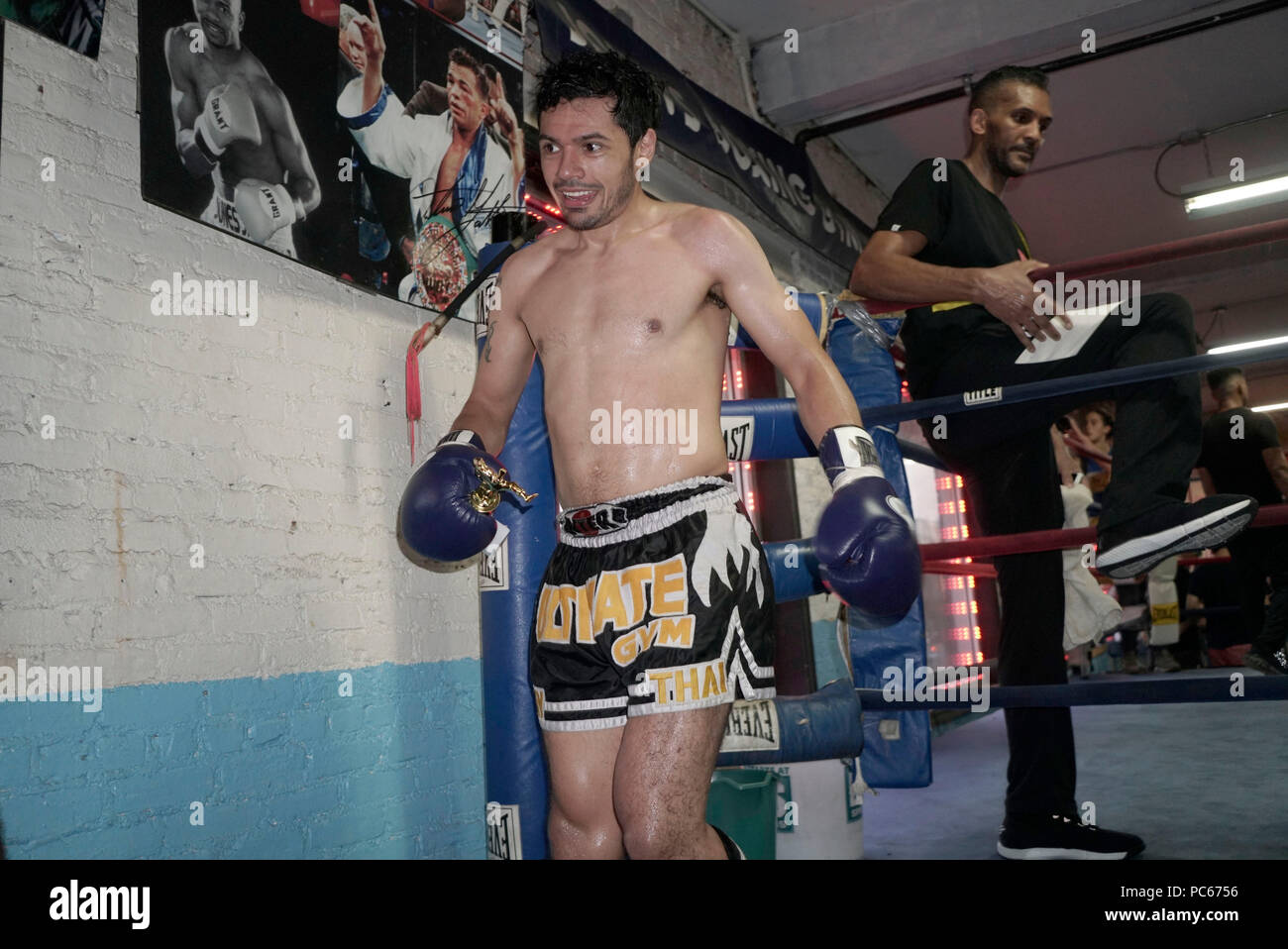 New York, New York, USA. 28th July, 2018. JohnÃ¢â‚¬â„¢s Boxing Gym ...
