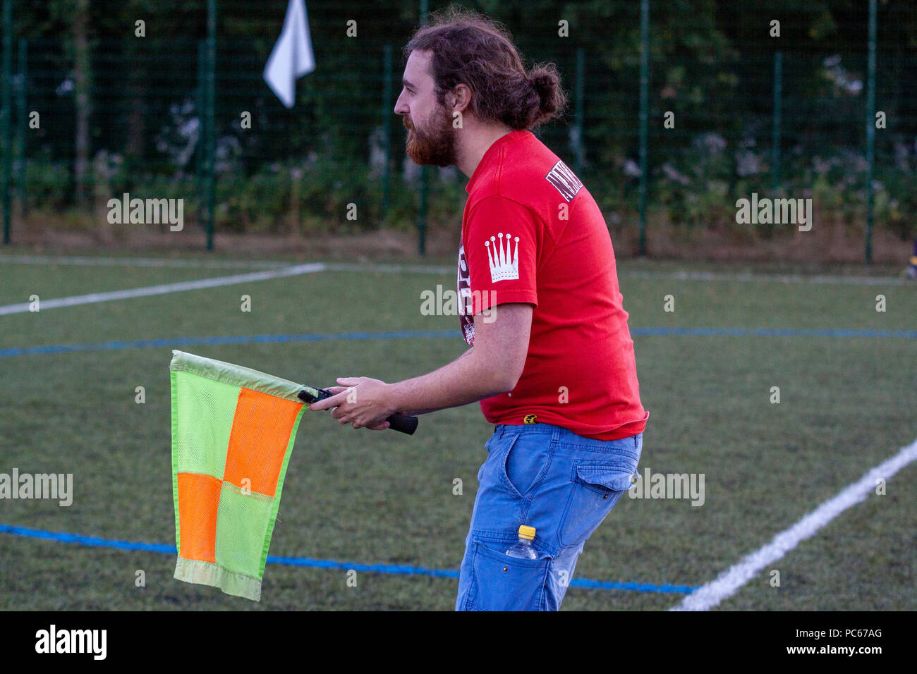 Llantrisant, Wales. 31st July, 2018. Port Talbot Town face Pontyclun in ...