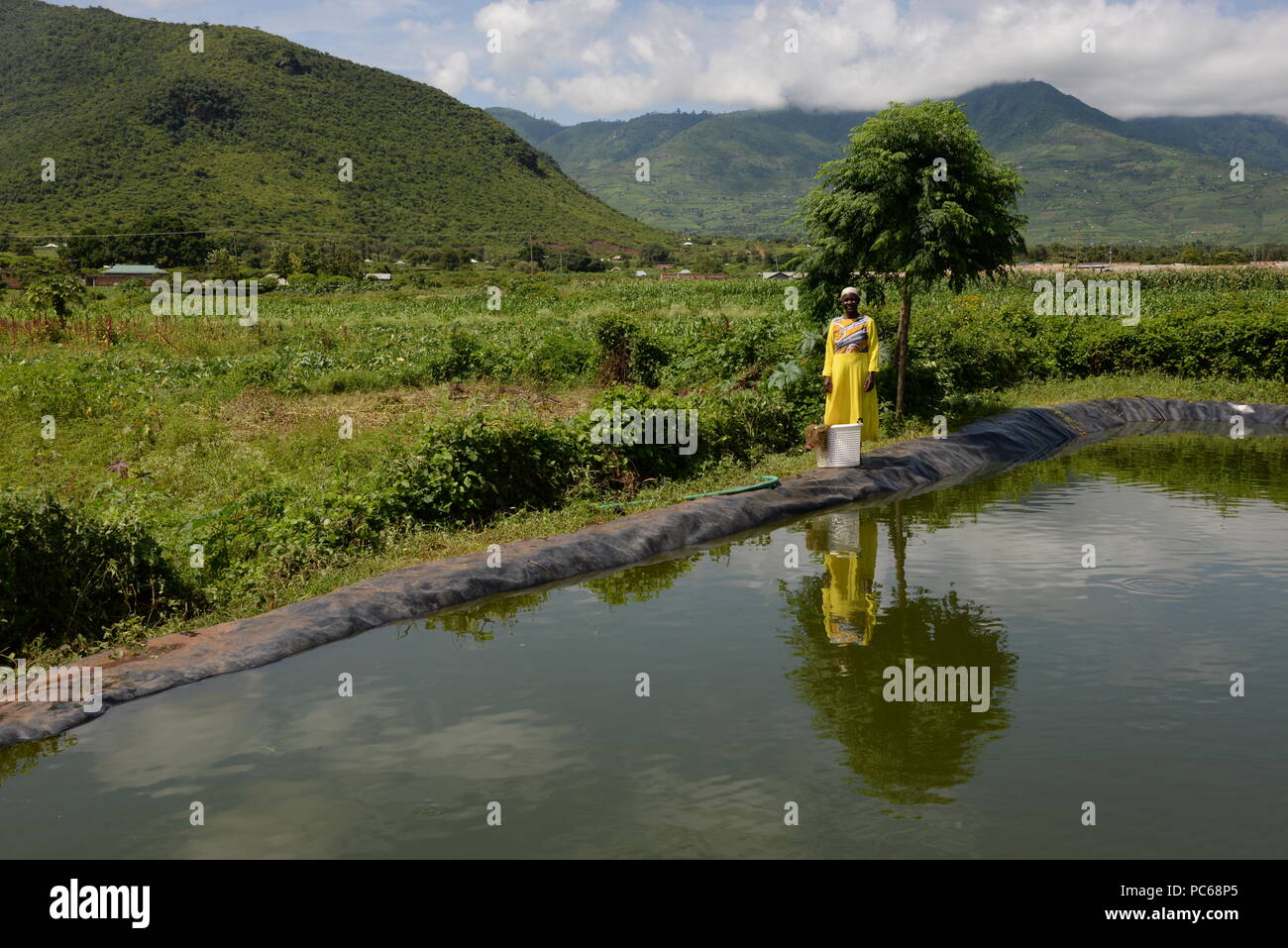 Sindo, Kenya. 03rd May, 2018. Perez Anjango, a former fishmonger ...