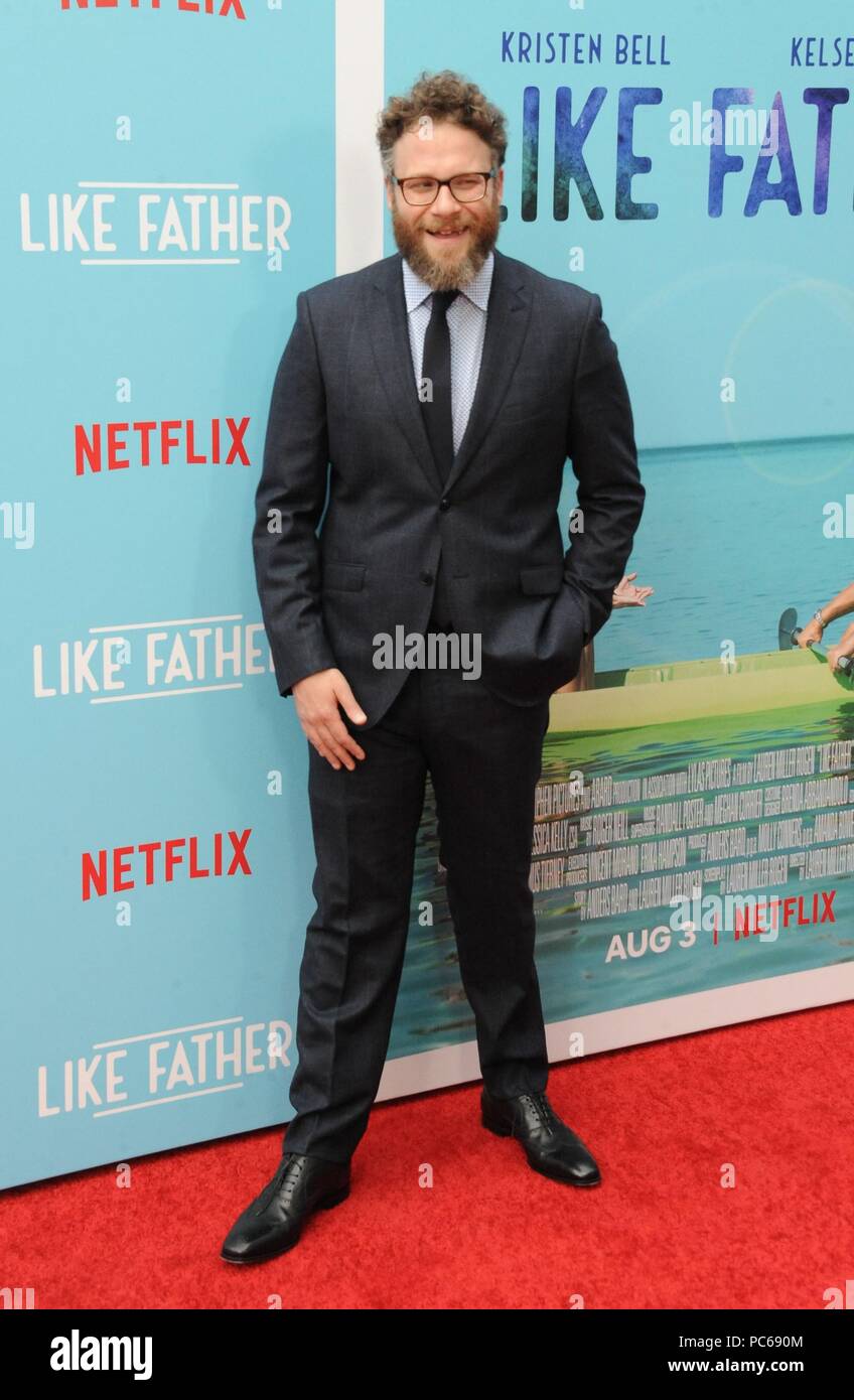 Los Angeles, CA, USA. 31st July, 2018. Seth Rogen at arrivals for LIKE ...