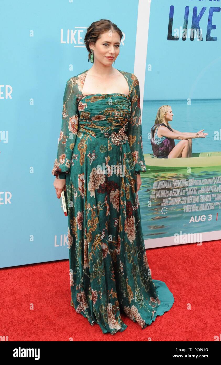 Los Angeles, CA, USA. 31st July, 2018. Lauren Miller Rogen at arrivals ...