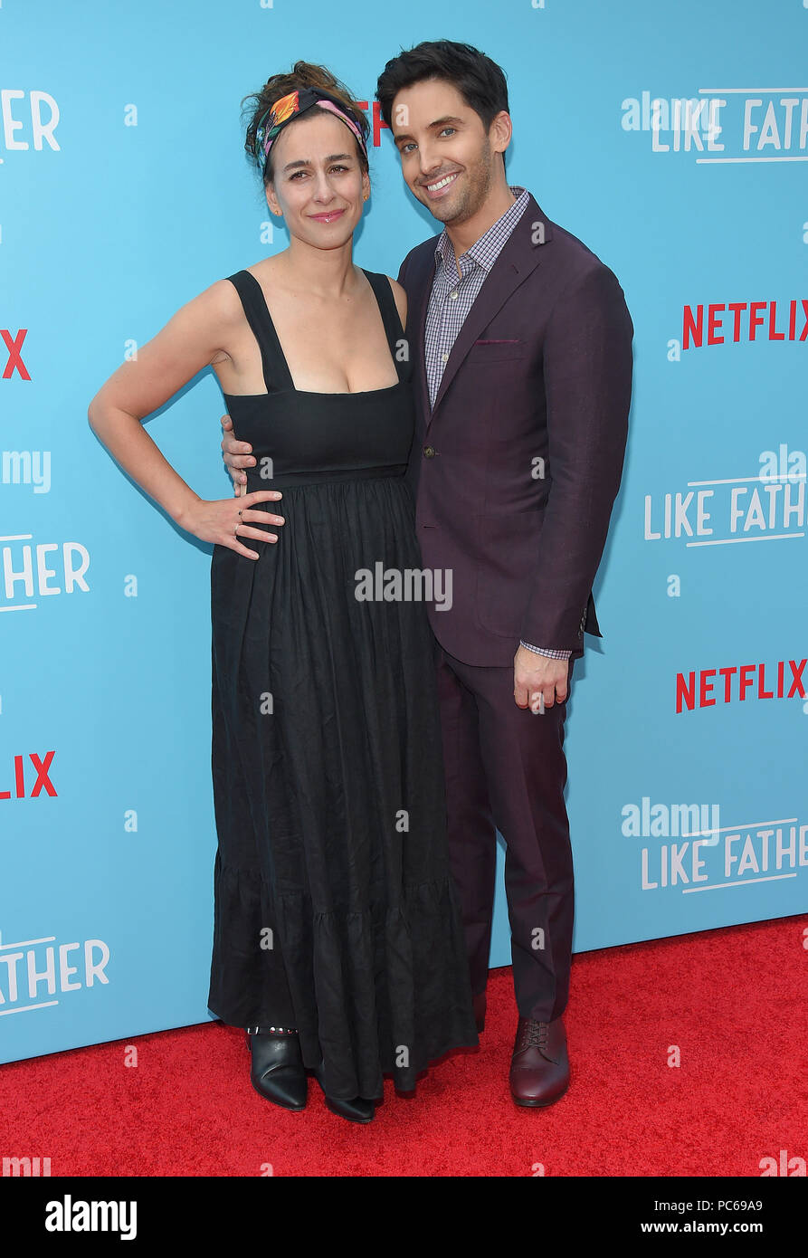 Hollywood, California, USA. 31st July, 2018. Paul W. Downs and Lucia Aniello arrives for the ...