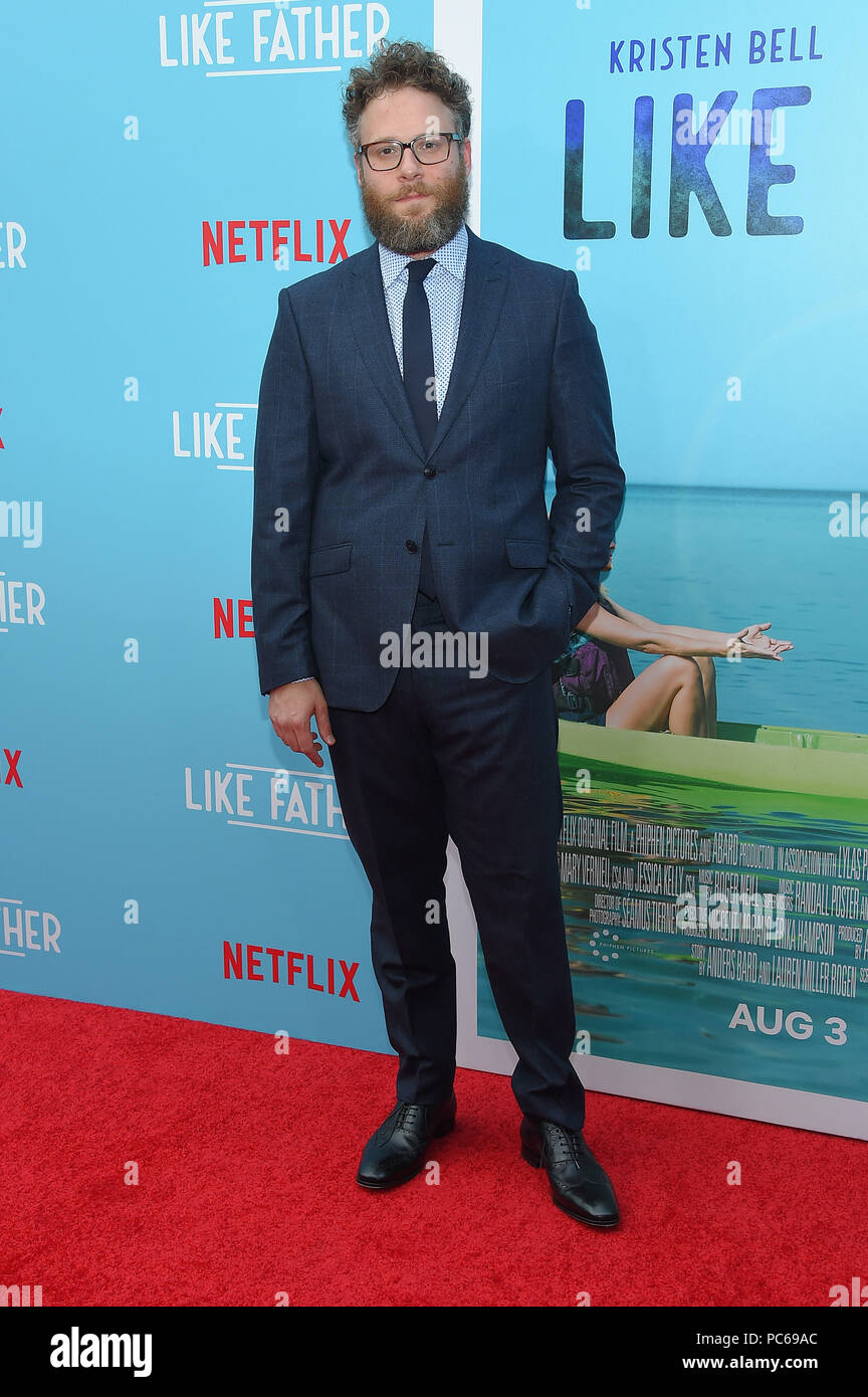 Hollywood, California, USA. 31st July, 2018. Seth Rogen arrives for the ...