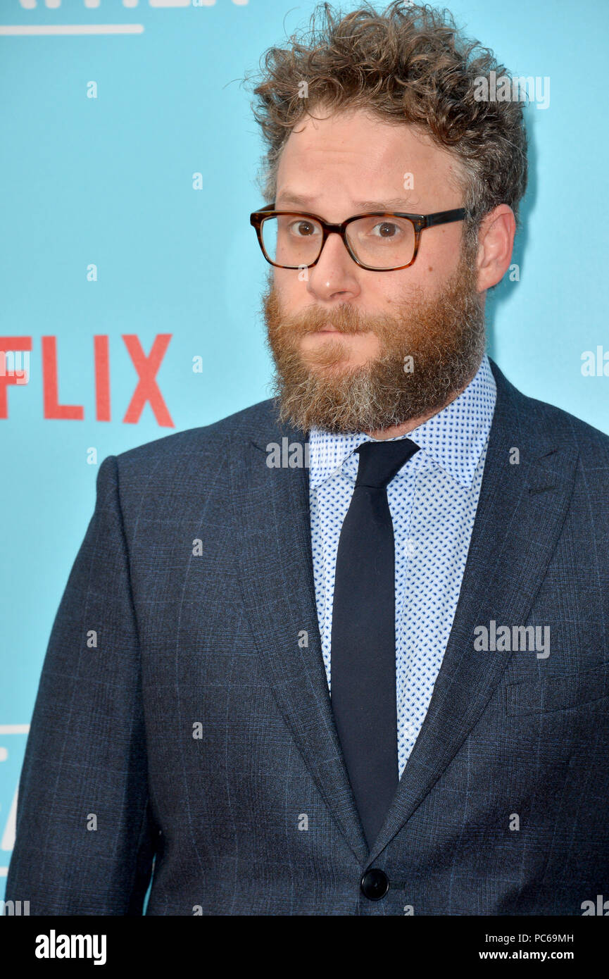 Los Angeles, USA. 31st July 2018.Seth Rogen at the Los Angeles premiere ...