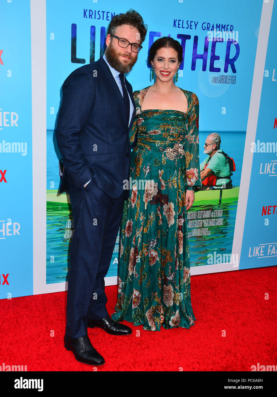 Seth rogen and wife lauren miller rogen director hi-res stock ...