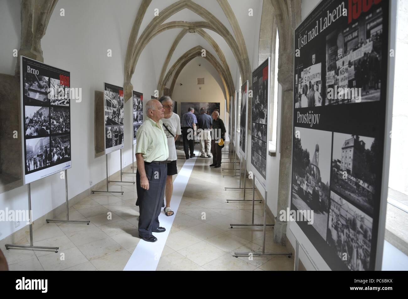 Brno, Czech Republic. 01st Aug, 2018. Exhibition of large-scale ...
