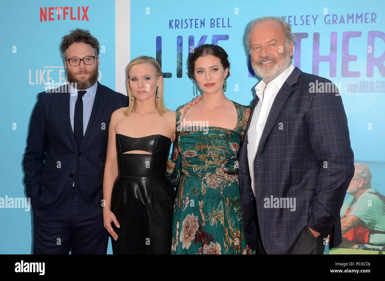 Los Angeles, CA, USA. 31st July, 2018. Seth Rogen, Kristen Bell, Lauren ...