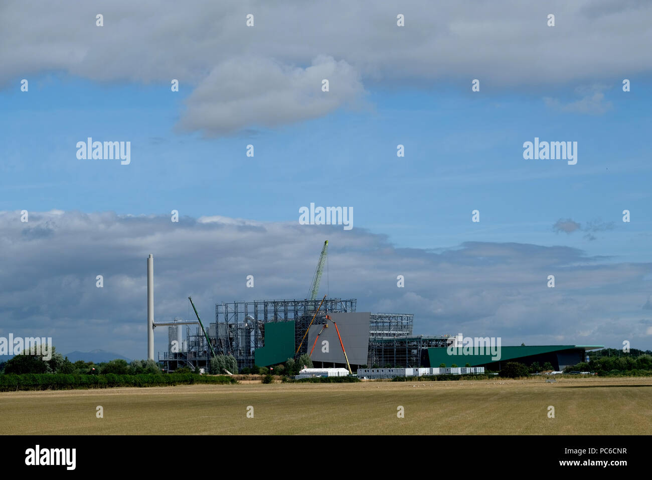 Javelin Park, Gloucestershire UK 1st August 2018. UK Enviroment. Work ...