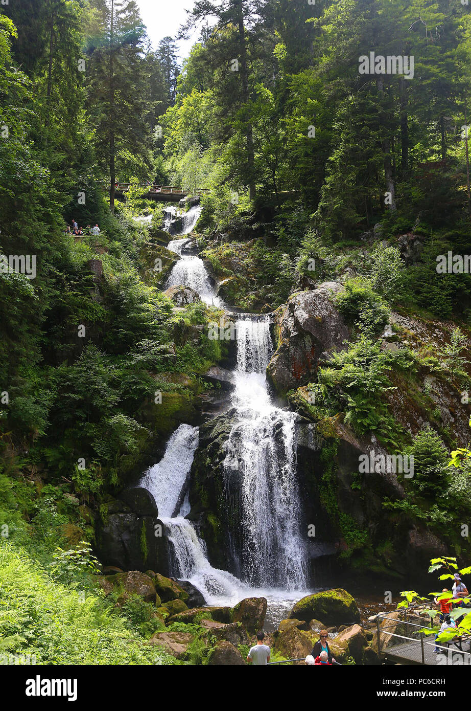 Triberg, Germany. 17th June, 2018. Triberger Falls in Germany. Triberg ...