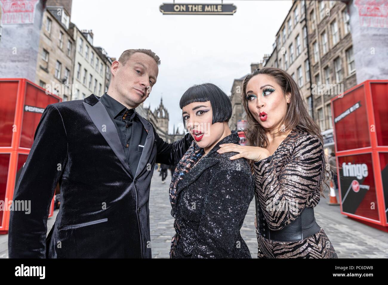 Edinburgh, UK. 1st August 2018, Carla Lippis brings her raucous and ...