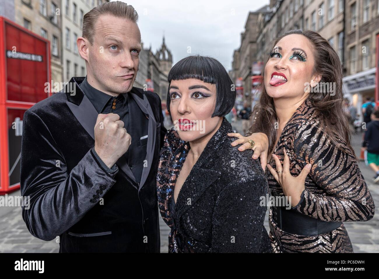 Edinburgh, UK. 1st August 2018, Carla Lippis brings her raucous and ...