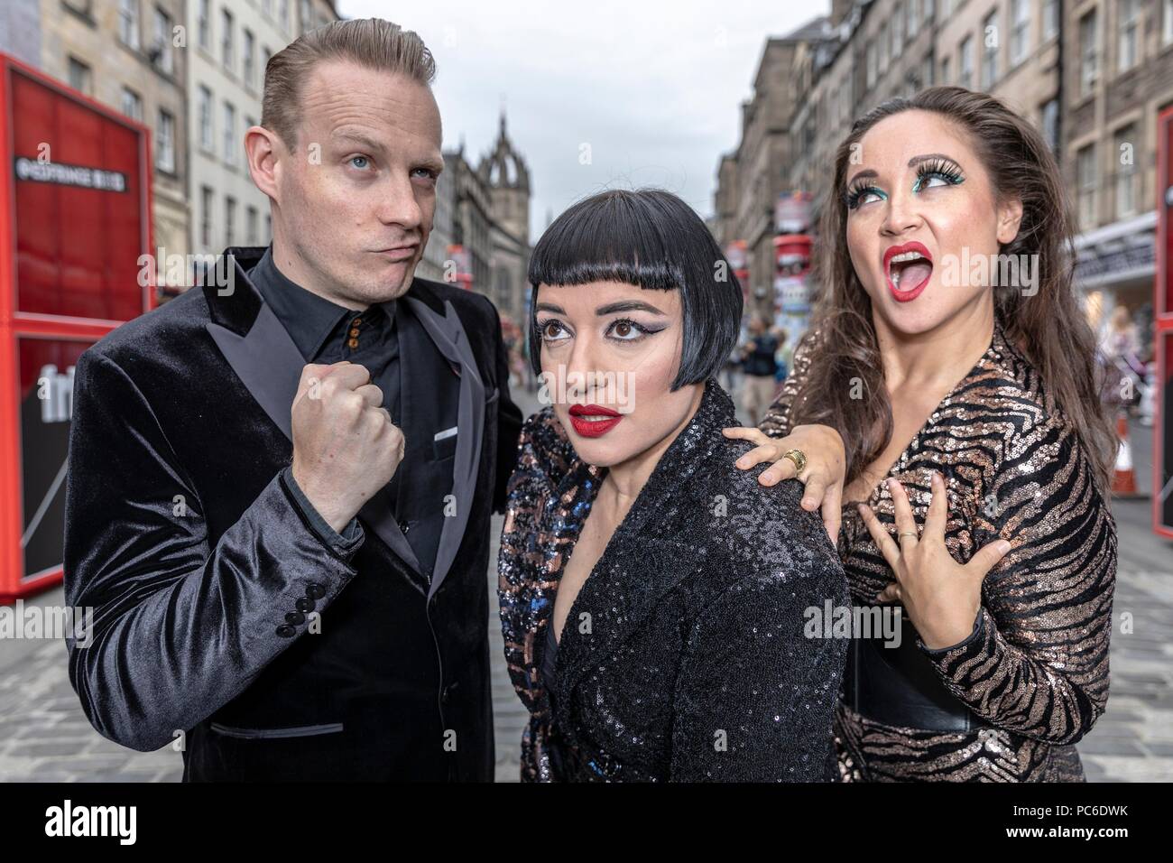 Edinburgh, UK. 1st August 2018, Carla Lippis brings her raucous and ...