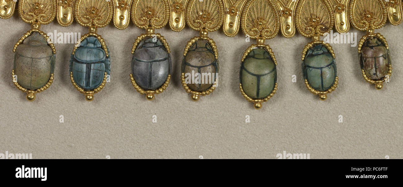 Giacinto Melillo (?) (Italian, 1846-1915). 'Egyptian-Style Necklace ...