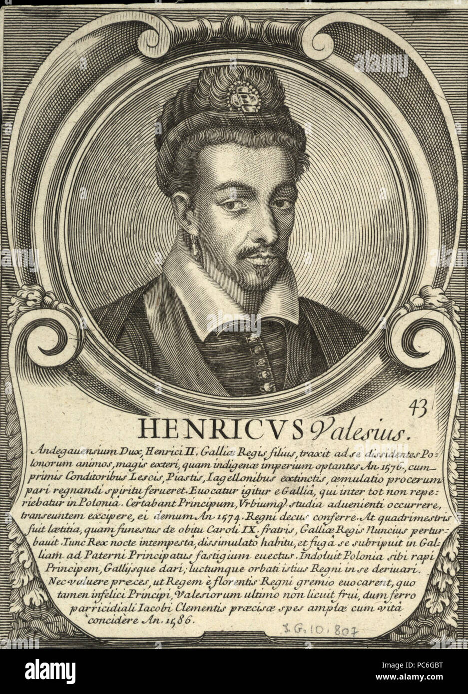42 Henricus Valesius (Benoît Farjat Stock Photo - Alamy