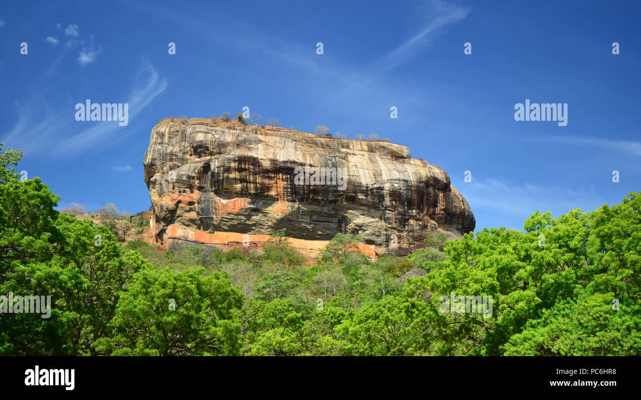 Sigiriya lion rock fortress, Sri Lanka Stock Photo - Alamy