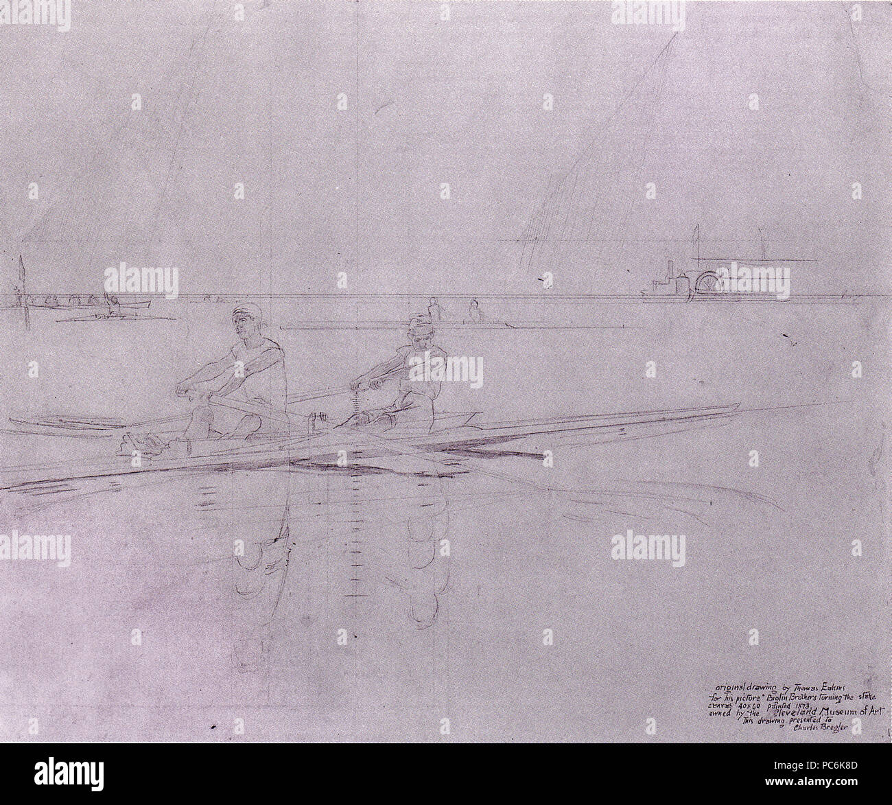 70 Perspective Drawing for the Biglin Brothers Turning the Stake Stock Photo - Alamy