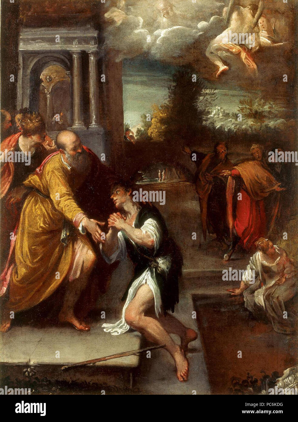 71 Pietro Faccini, Il Figiol Prodigo (copia da Annibale Carracci Stock ...