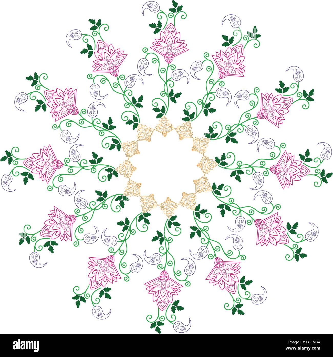 Rounded Mandala High Resolution Stock Photography and Images - Alamy