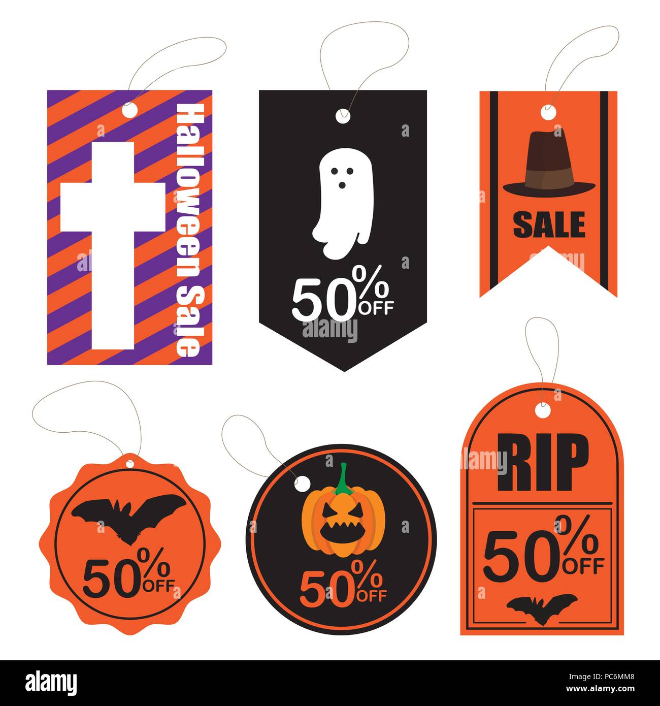 Halloween boo banner cute Cut Out Stock Images & Pictures - Alamy