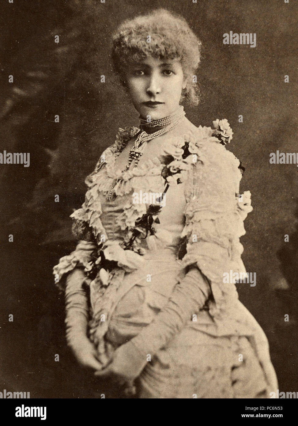 79 Sarah Bernhardt by C.R. Savage2 Stock Photo - Alamy