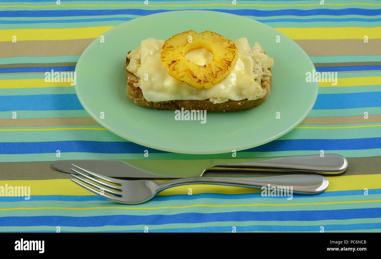 Open faced tuna melt hi-res stock photography and images - Alamy