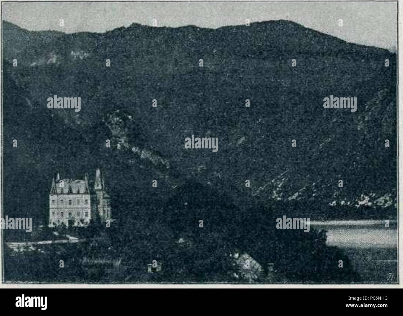 91 Vila kneza Windischgraetza na Bledu 1902 Stock Photo - Alamy