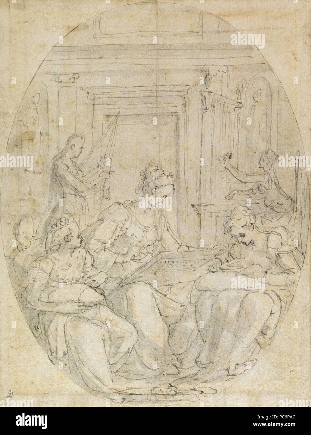 35 Francesco Primaticcio - Mulheres trabalhando Stock Photo - Alamy