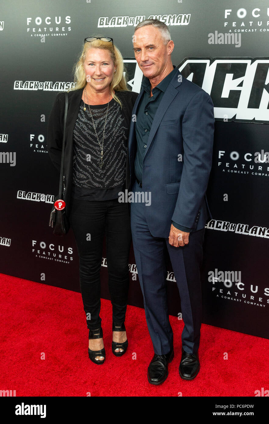 Robert John Burke (R) attends BlacKkKlansman premiere at BAM Harvey ...