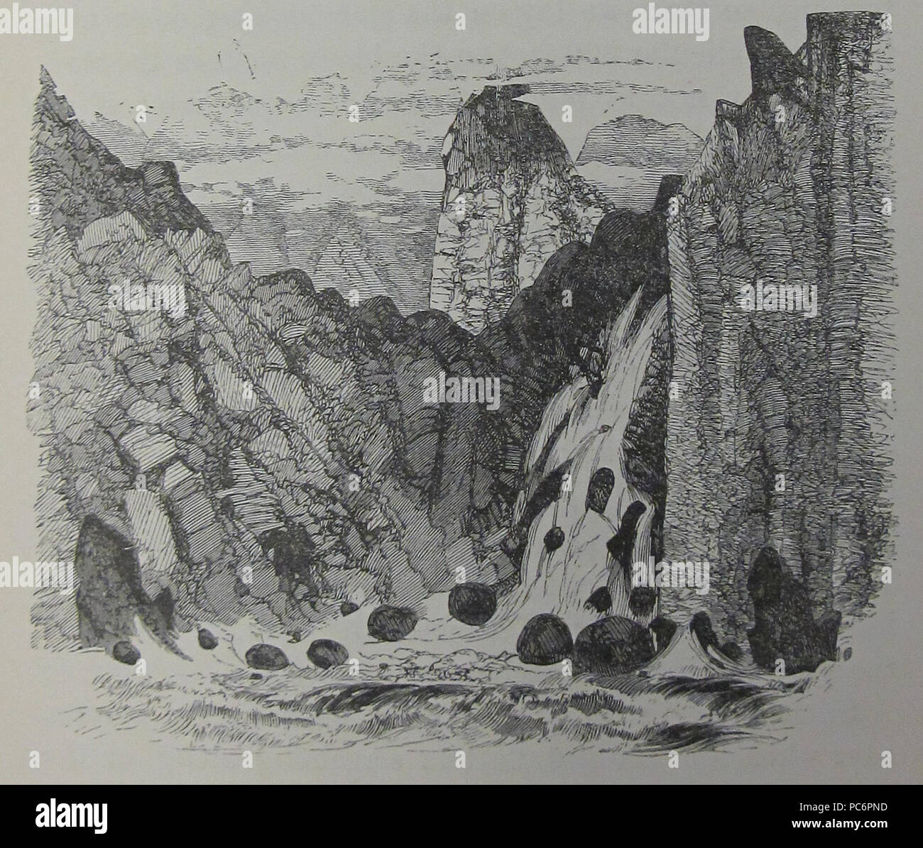596 The Islets of the Channel 1858 Walter Cooper Dendy o Stock Photo ...