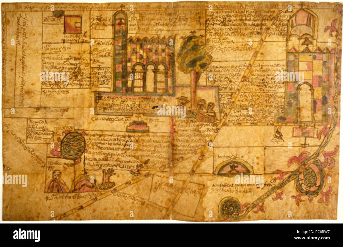 Mexican codex map hi-res stock photography and images - Alamy