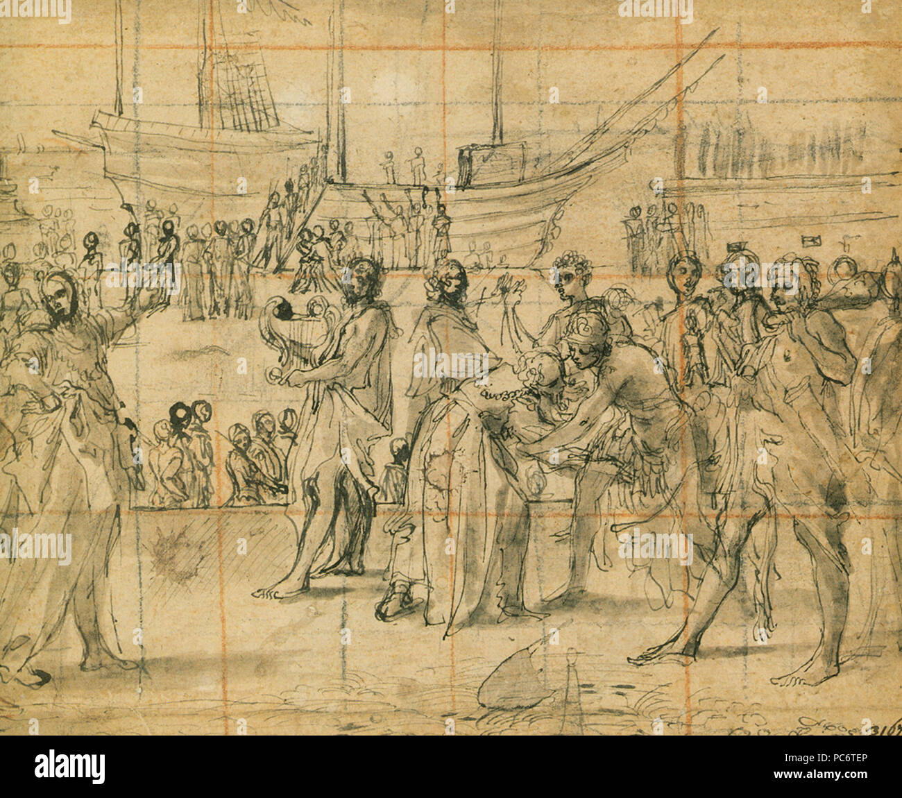 8 Annibale Carracci - Meeting of Jason and King Aeëtes Stock Photo - Alamy