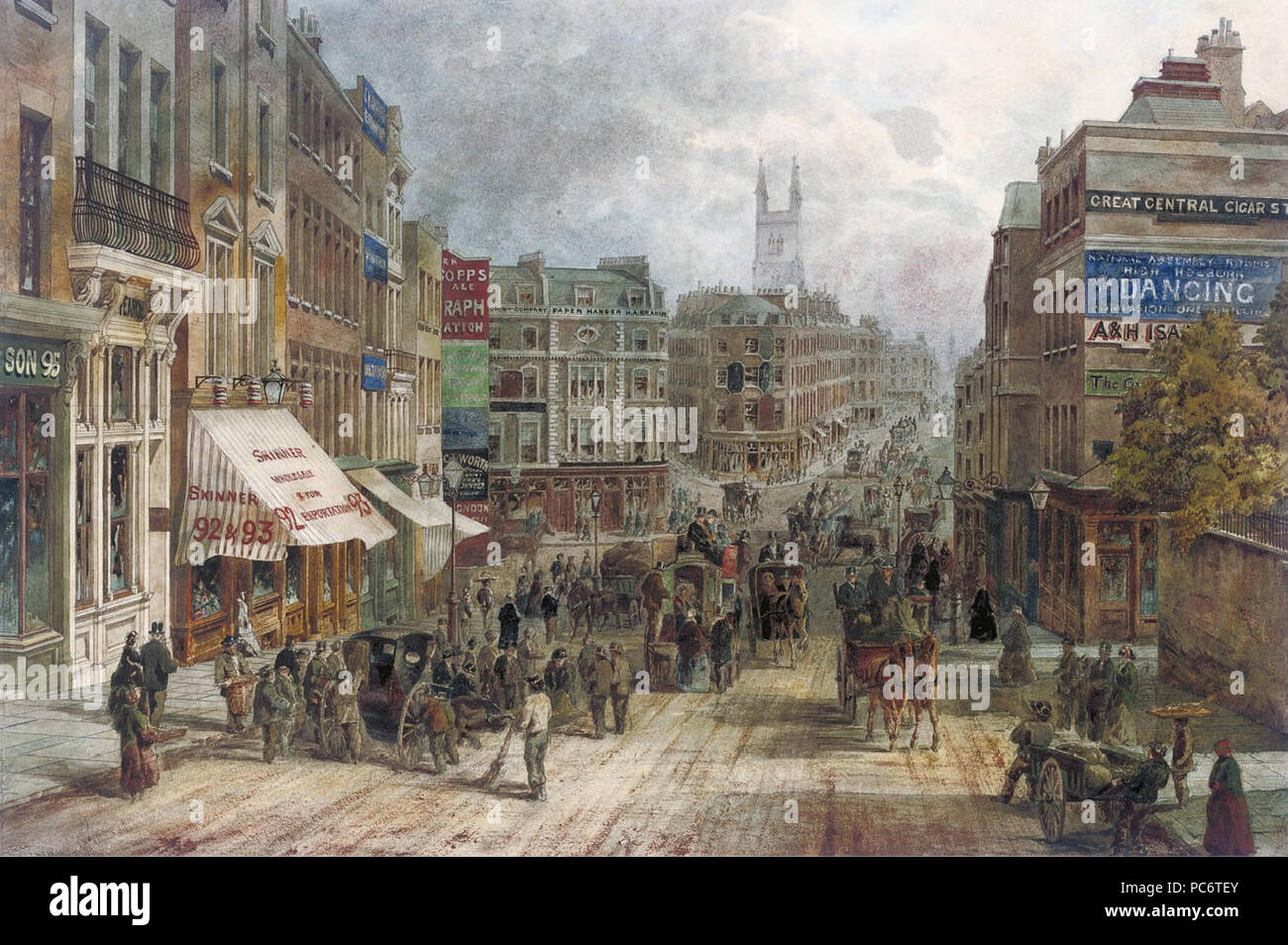 Holborn london 19th century hi-res stock photography and images - Alamy