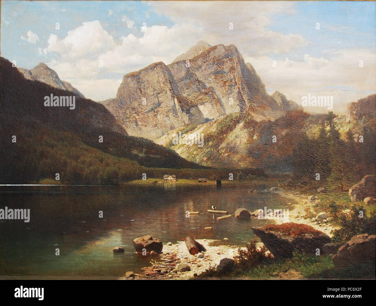 4 Adolf Chwala (1836-1900) - Krottensee Stock Photo - Alamy