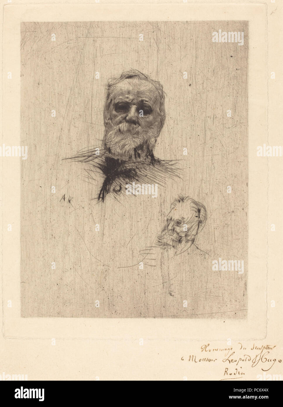 Auguste Rodin (French, 1840 - 1917 ), Victor Hugo, De Face, 1886 ...