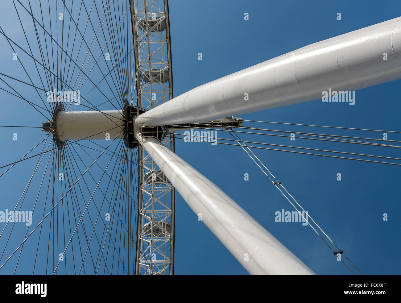 A-frame of London Eye, England, UK Stock Photo - Alamy