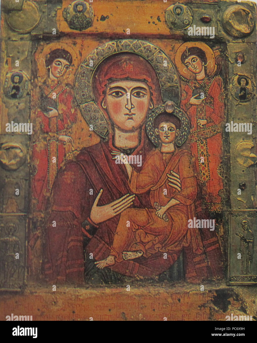 616 Tsilkani icon of Virgin Mary (Art Museum of Georgia Stock Photo - Alamy