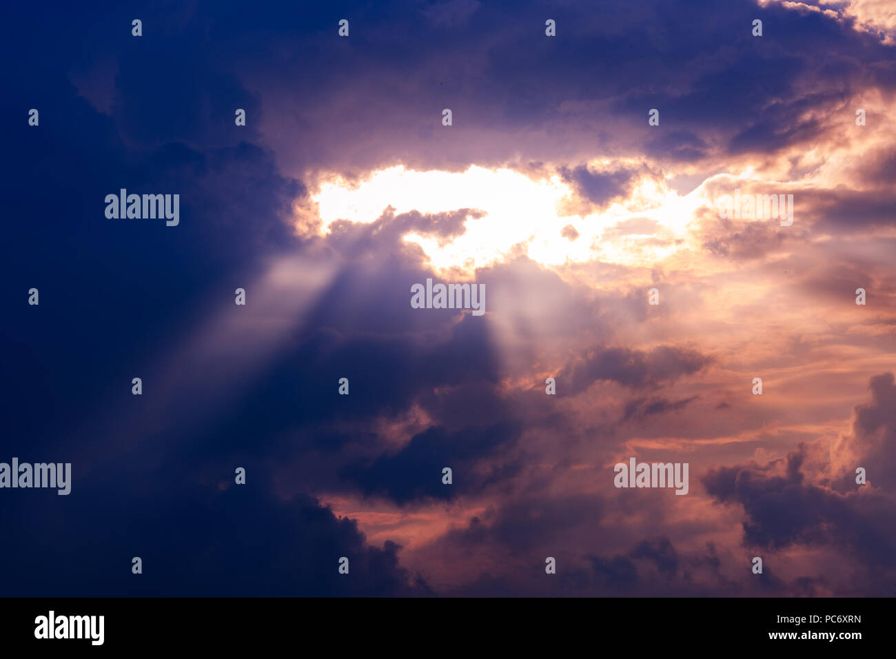 Colourful light of Christ Stock Photo - Alamy