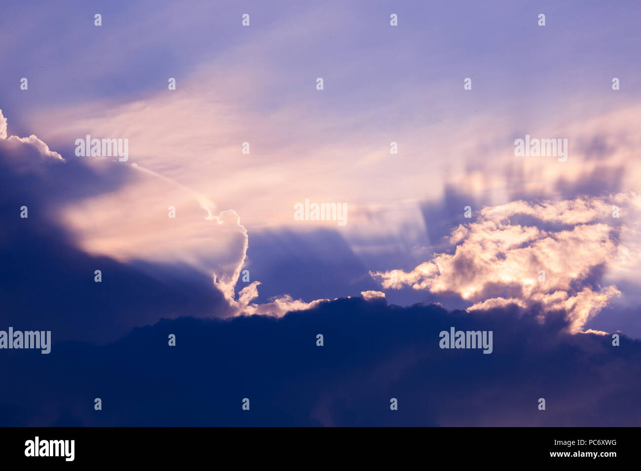 Beautiful and colorful clouds Stock Photo - Alamy