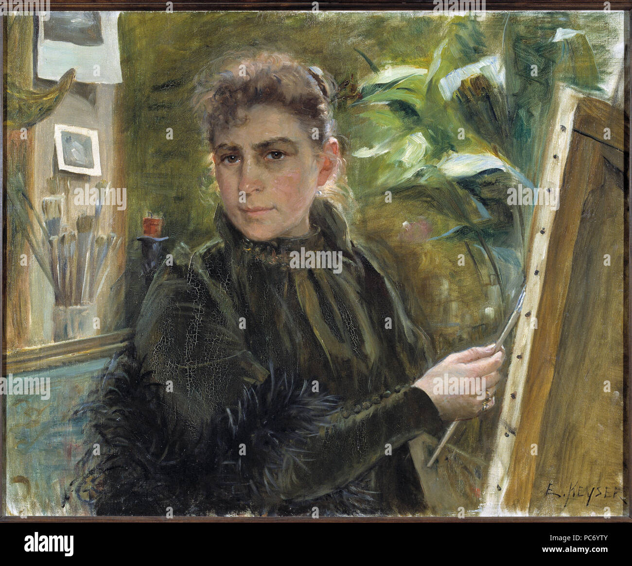 80 Self-Portrait (Elisabeth Keyser) - Nationalmuseum - 18544 Stock ...