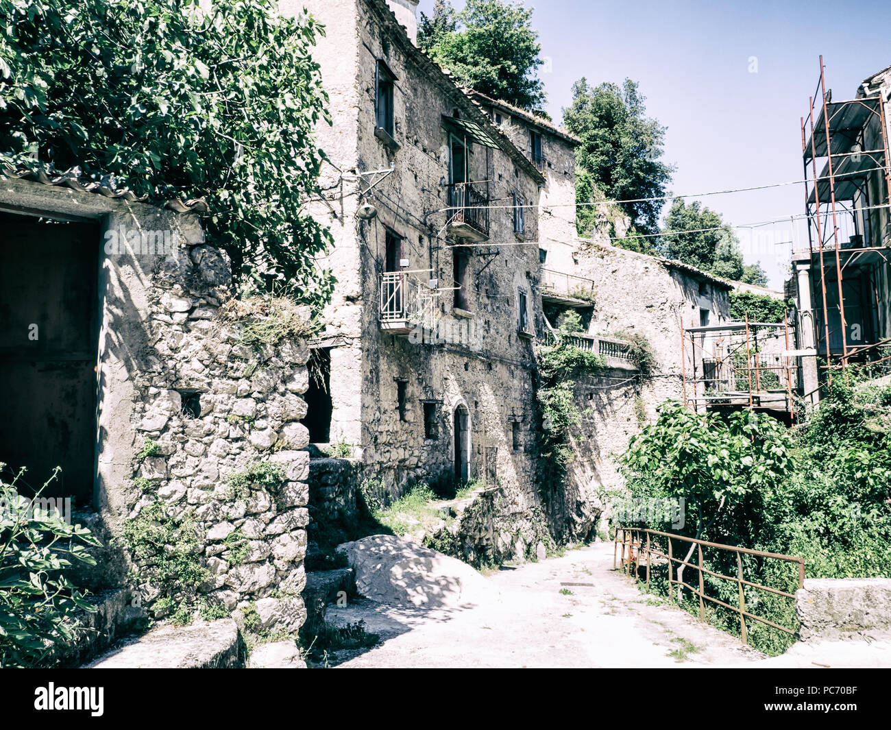 Senerchia, Italy. 08th July, 2018. Senerchia is a beautiful village ...