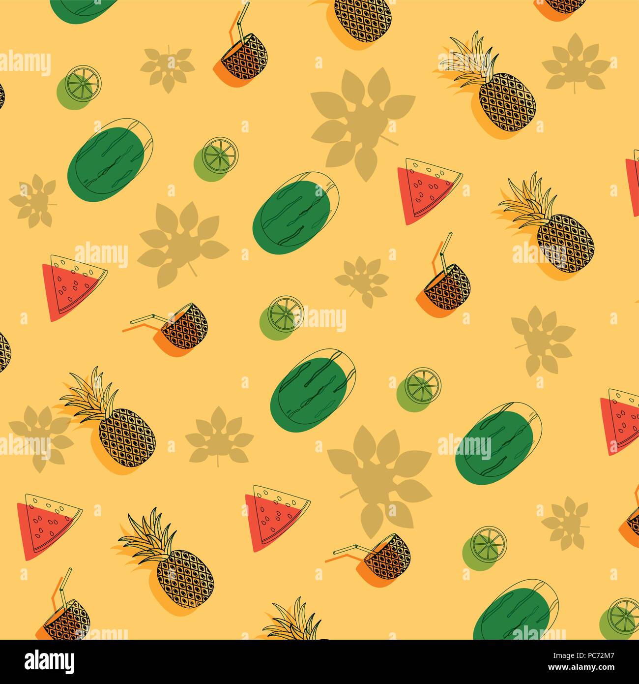 Fruits pattern background Stock Vector Image & Art - Alamy