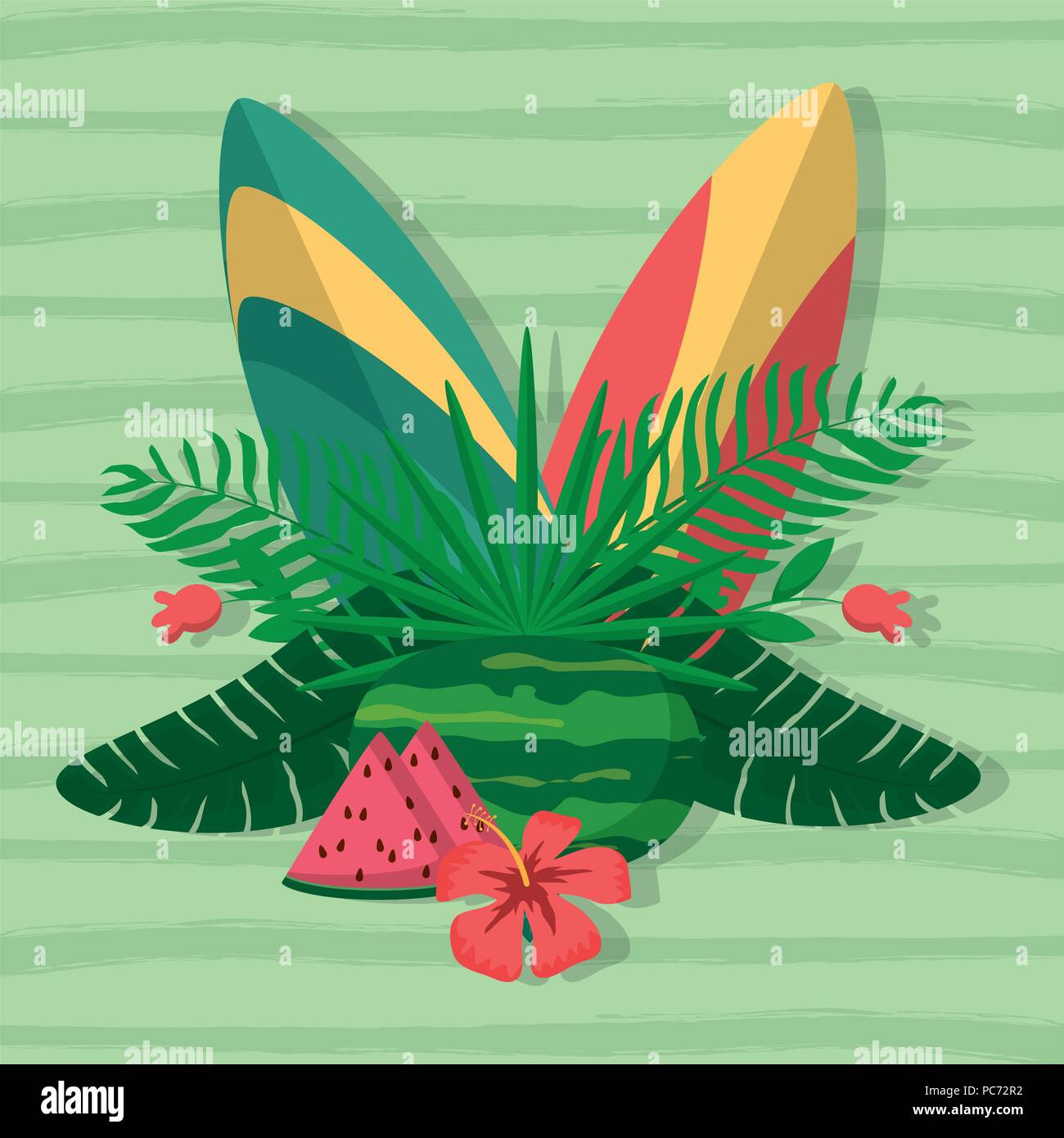 Summer cartoons concept Stock Vector Images - Alamy