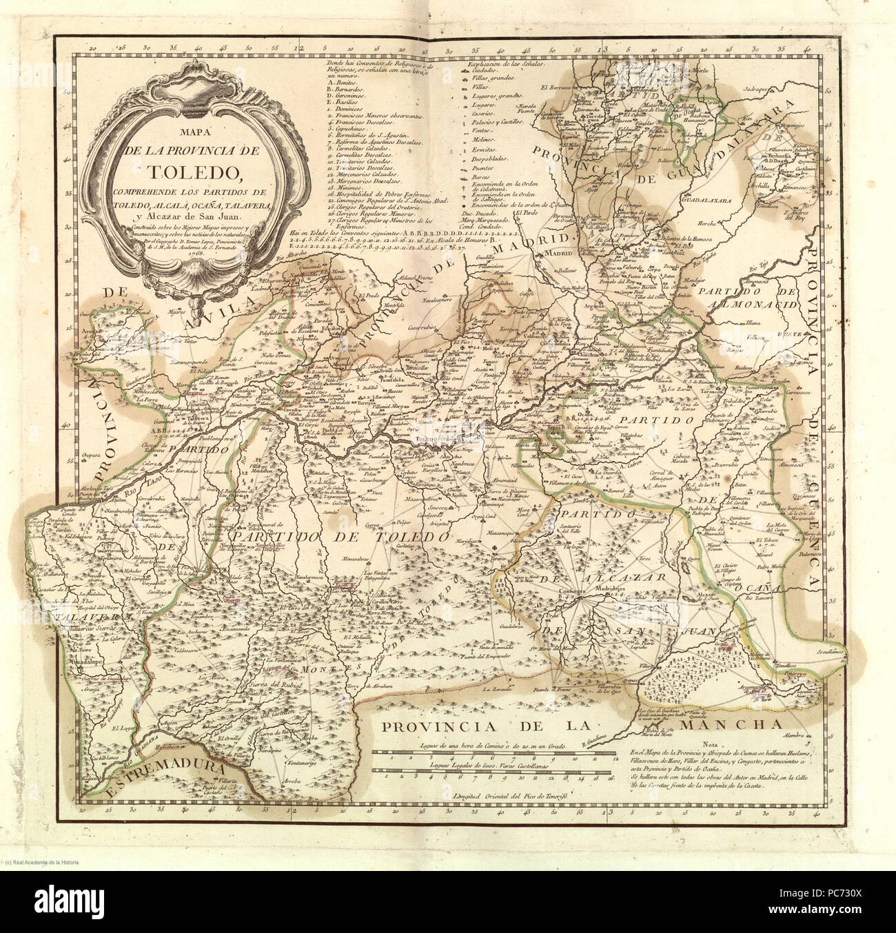 Mapa de toledo hi-res stock photography and images - Alamy