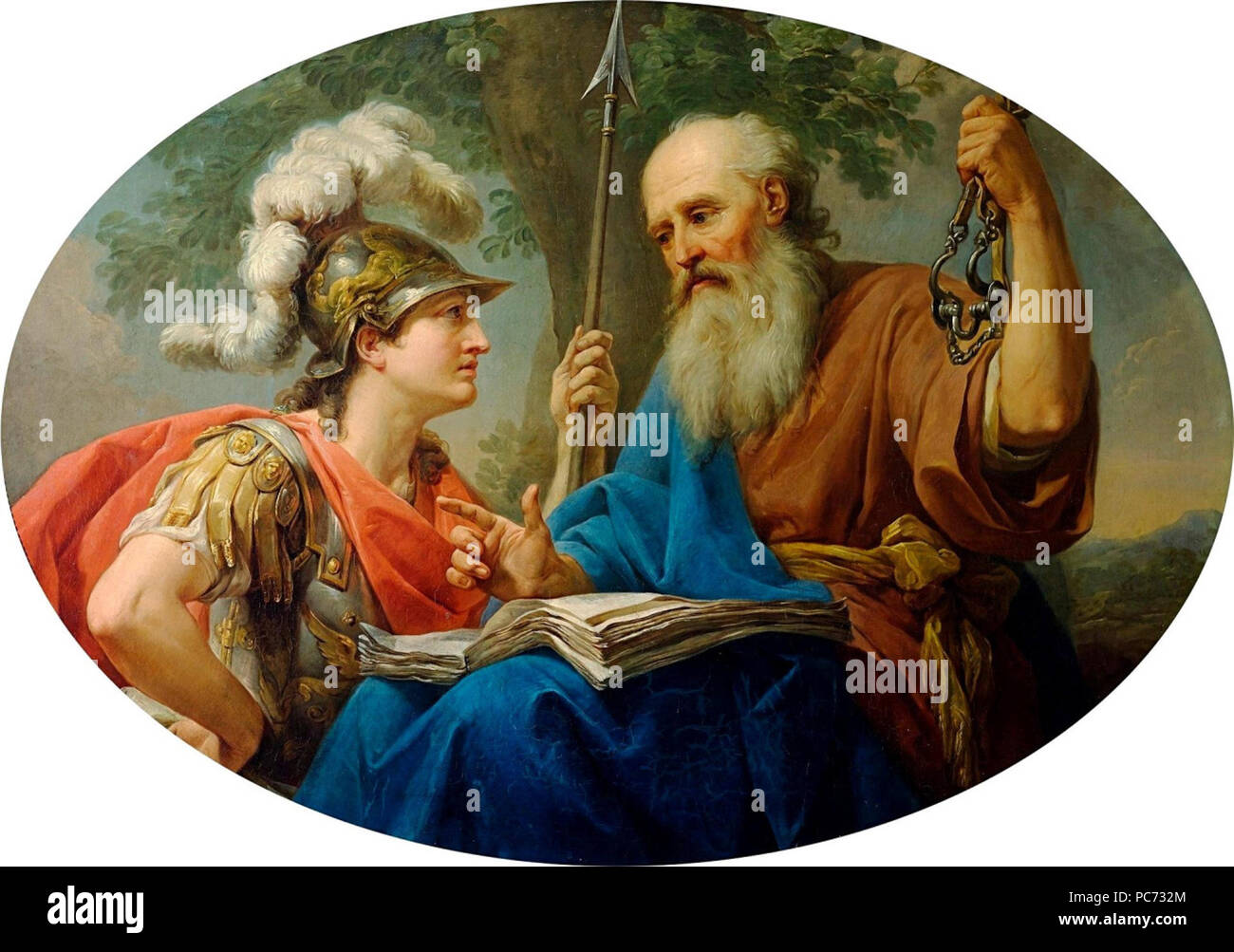 60 Marcello Bacciarelli - Alcibiades Being Taught by Socrates, 1776-77 ...