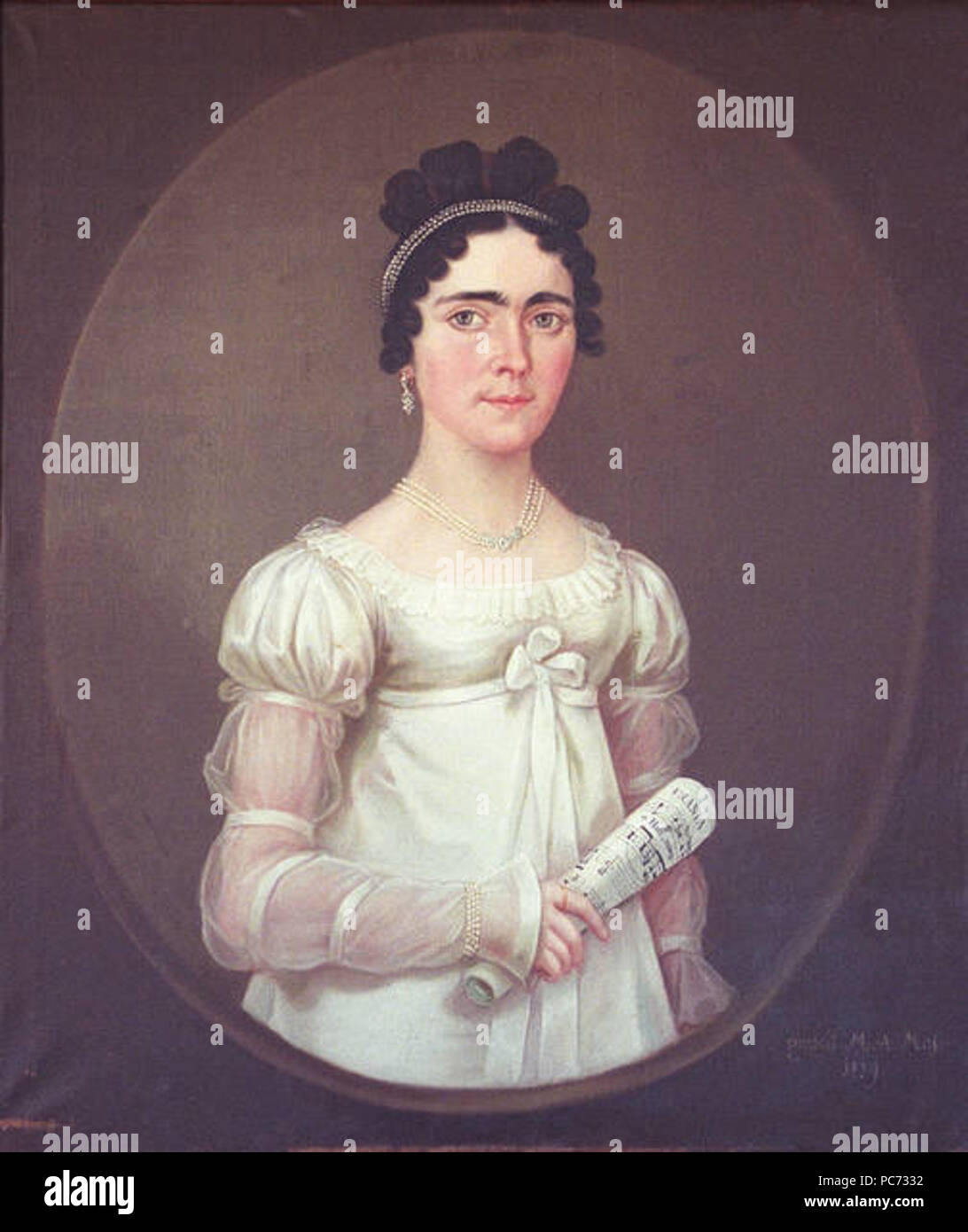 60 Maria Anna Moser - Porträt Victoria Gräfin Tannenberg Stock Photo ...