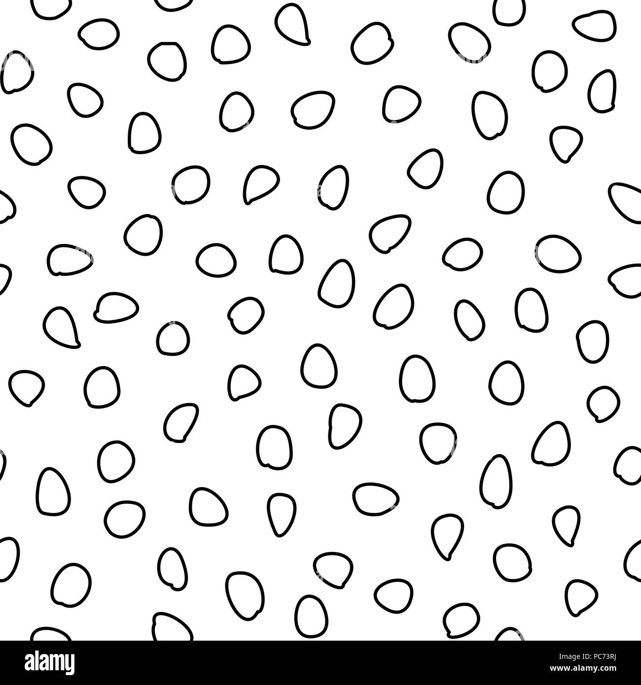 Seamless Vector Background With Random Shapes Stock Vector Image & Art ...